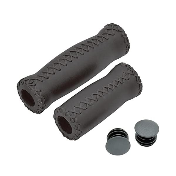 合皮エンドキャップ付属スポーツ&amp;アウトドア:自転車:自転車パーツ:グリップ・バーテープ