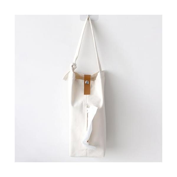 製品サイズ ：幅19センチ、長さ28センチ。 素材 ：キャンバス素材。 対応サイズ ：標準サイズのティッシュペーパー約300枚を収納でき、ハンドルとレバーの直径を約7センチに合わせることができる。 高品質素材 ：軽いキャンバス素材を採用し、...