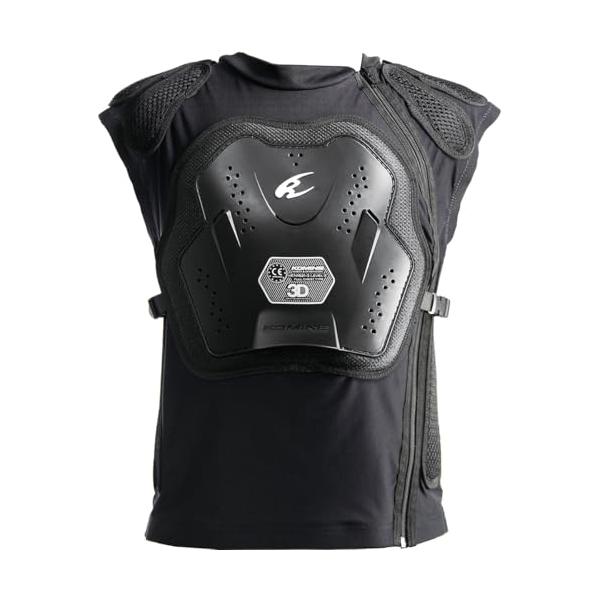 サイズ:L色:ブラック脊椎プロテクターにはシェルを採用3Dメッシュ製のクッションパッドを装備し、衝撃吸収性と快適性を向上お手持ちのジャケットの下に着るインナータイプのボディプロテクター車＆バイク