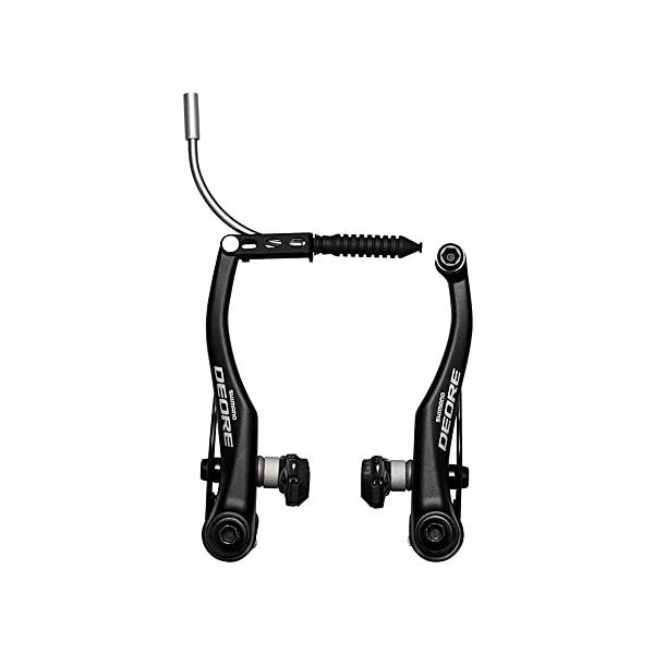 Vブレーキ BR-T610 DEOREフロント用X-TYPE(THIN SPACER OUTSIDE)16.0/25.0mm取付ボルト付きインナーリード90度付きスポーツ&amp;アウトドア:自転車:自転車パーツ:ブレーキ