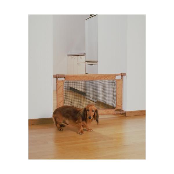 愛犬の様子が確認できるメッシュ仕様取付可能幅：60*90*ベビー＆マタニティ:セーフティー:ベビーゲート:ドア・階段ゲート