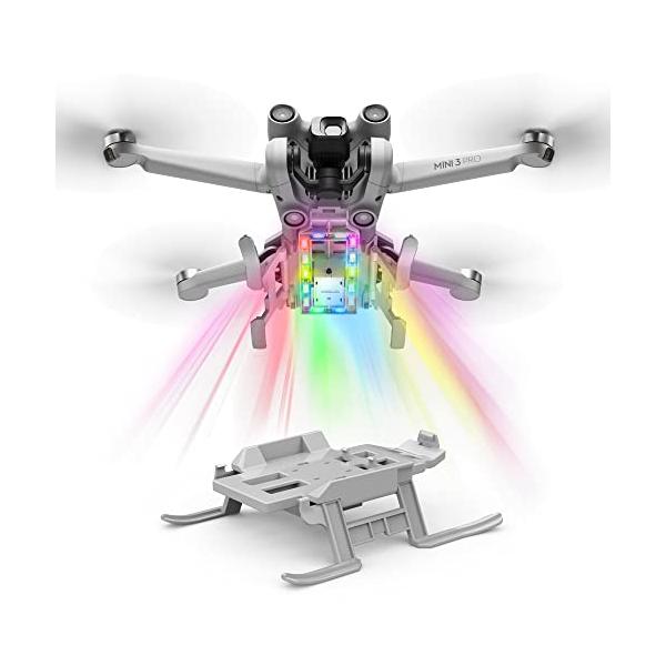 互換性 ライトランディングリアはMini 3 Pro用に設計されています。暗い夜に飛行または着陸するときに周囲の環境をよりよく見るのに役立ちます。おもちゃ:ラジコン:ドローン・マルチコプター