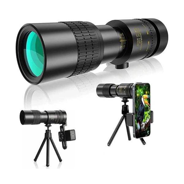 10-300*40mm 高倍率レンズ  倍率はお好みで調節でき、単眼鏡レンズは広視野を備え、鮮明でくっきりした視界を楽しめます。 BAK4プリズム*FMC  接眼レンズと対物レンズの両方に、透明で明るい高品質の 『BAK4プリズム』*『完全...