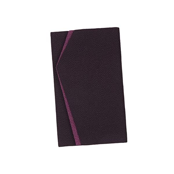 ふくさ 慶弔両用 金封ふくさ  　金封袱紗は、「お祝い事」「お悔やみ事」によって、開く方向を変えて使うことができます。冠婚葬祭のどの場面でも、相手への礼儀を示す、大切なアイテムです 男女両用 オリジナルカラー  「紫*京紫」「黒*紫紺」「銀...