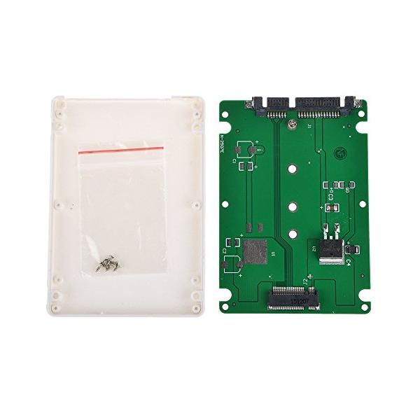 M.2 NGFF SATA SSDを 2.5 インチSATAディスクドライブとして利用可能。※重要：本商品はM.2 SATA SSDのみ対応します。PCIe NVMe SSDとPCIe AHCI SSD 非対応です。M.2 SSD には、S...