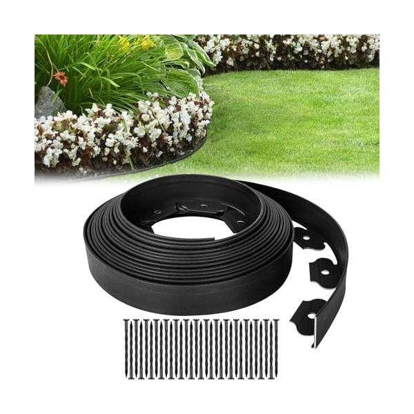 庭づくりに大活躍 芝の根止めや、オシャレな花壇づくりに最適な一体型のシートです 一枚のシートなので、連結不要で土漏れが軽減します 花壇や寄せ植えの境界はもちろん、ビオトープ環境作り用として、植え込みの柵としても大活躍できます。 自在に施工可...