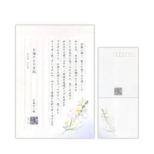 商品詳細 *便箋* 縦250*横173mm 18枚入 B5 縦10行罫 *封筒*縦205*横90mm 5枚入 長形4号 郵便枠入 *素材*大礼紙 使用シーン 香典のお礼状・香典返しの添え状や葬祭・葬儀にまつわるお礼状、法要・偲ぶ会の案内状な...