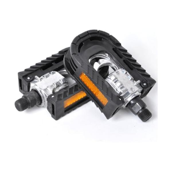 折りたたむことができる便利な自転車用ペダル フォールディングペダルは、コンパクトに折りたたむことができます。これにより、電車やバスでの輪行時に便利に自転車を収納できます。 反射板付きで夜道も安心 この自転車ペダルには側面に反射板が付いていま...