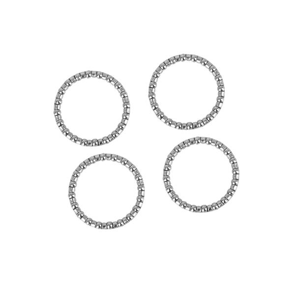 素材 このボールベアリングリテーナーは、スチール製で、耐久性があります。 寸法 外径: 40mm ; 内径: 33.5mm。パッケージに含まれるもの: 自転車用ボールベアリング4個 特徴 このボールベアリングリテーナーには20個のボールが入...