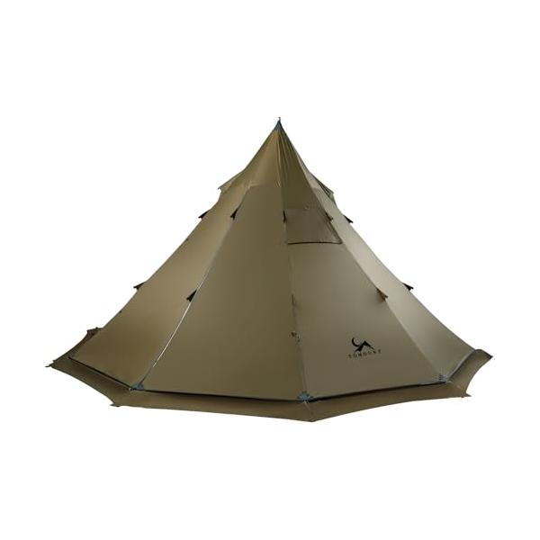 注意 このテントにはインナーテントは付属していないので、別途購入する必要がある。 組み立てやすさ ペグダウンの位置決めをするためのガイドシートとロープが付いている。角形に応じて、素早く設営できる親切装備だ。十の角の位置を何度も調整する必要が...