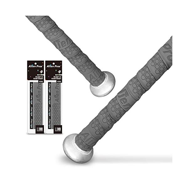 プレカットだから交換が簡単：Alien Prosの野球用バットグリップテープを使用すると、1分以内にあなたのバットが新品のように生まれ変わります。剥がして、貼って、使うだけ 野球選手が野球選手のために作ったため、強力で信頼性があります。1....