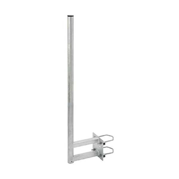 BS・CSアンテナ50cm以下用地上デジタルアンテナにも使用できます壁面取付け用適合フェンス:角柱80*80mm(最大)溶融亜鉛めっき仕上げで錆に強い家電＆カメラ:テレビ・レコーダー:アクセサリ:BS・CS放送機器:取り付けアクセサリ:アン...