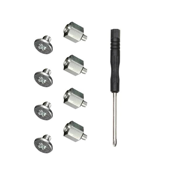 商品仕様 六角ねじ* 4、皿ねじ* 4、ねじ回し* 1。 高硬度素材 炭素鋼。丈夫で錆びにくく、何度も着脱した場合でも滑りにくい。 用途 電子機器、コンピューター、PCボード、DIY趣味などに適用される、普遍的なラップトップノートブックの修...