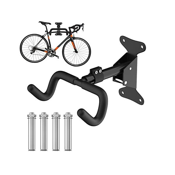 多機能  (1)簡単に取り付けでき、スペースを有効に利用し、収納性も抜群です  (2)大切な自転車を室内で、保管でき、盗難等から守れます。 (3)床に直接置かないので、衛生的でディスプレイとしてもいい。 (4)自転車に乗っていないときに衣服...