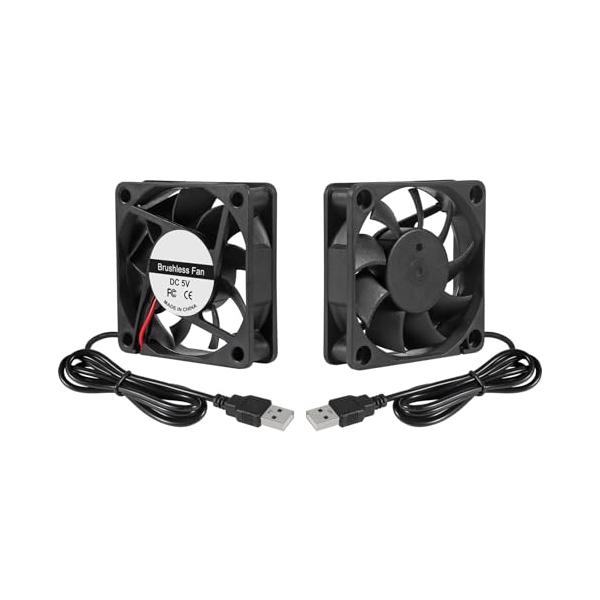 60x60x15mm/ 2.36*2.36*0.59inファン定格電圧：5V DC、電流：0.25a60mmファンエアフロー：18.2cfm、速度：3500*5％PRM、ノイズ：25 DBA2.36inファンベアリングタイプ：オイルベアリン...