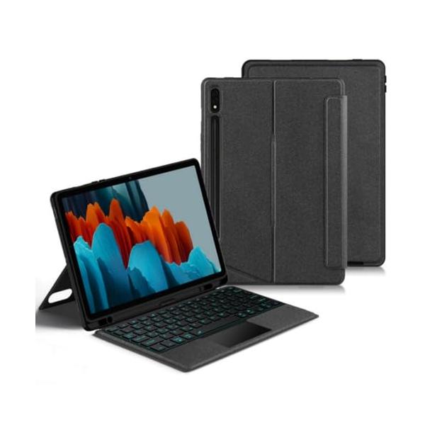 * 対応機種： Galaxy Tab S9 FE Plus 12.4インチ / Galaxy Tab S9 Plus 12.4インチ / Galaxy Tab S10 Plus 12.4インチ縦置き対応＆背面カバー取り外し可能：キーボード付...