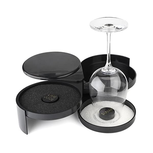 製品の説明 お客様だけの上に逆さカップトレイの製品上の粉末を必要とする必要がある場合 。 (1)お客様はカクテルやその他の飲み物を作って、お客様はカップ粉砂糖、塩粒子または他の粉末のエッジを接着する必要がありますそれに粉末をピックアップです...