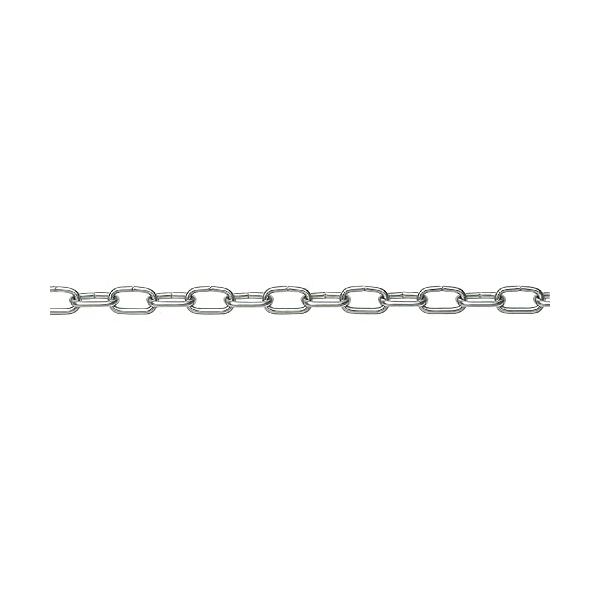 *全長(m):5*線径d(mm):1.4*内長P(mm):7.3*内幅W(mm):3.2*使用荷重(kN):0.05*5Mのカットチェーンです。*ステンレス(SUS304)*表面処理:バレル研磨仕上げDIY・工具・ガーデン/建築金物/チェー...