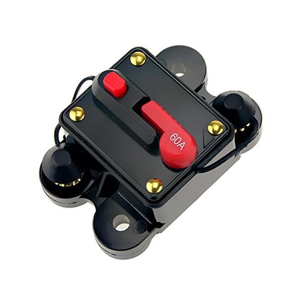 選択した手動リセット60 a-300 a for防水すべて12、24ボルトのシステムと互換電圧が発生し停止アンペアが傷つくから保護し、電気的な損傷からエレクトリック・トローリング・モーターマウントパネルや独自の押しボタンリセットファイアウォ...