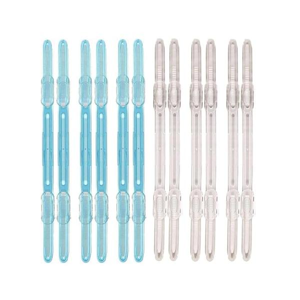 商品説明 : ミックスカラースタイルにはカラーが含まれています： クリア、ピンク、ブルー、オレンジ、ライトグリーン、ライトイエロー 6色、6/18/30/54シートの組み合わせオプション付き、サイズ：長さ：20.5cm、2つの穴の間隔：8c...