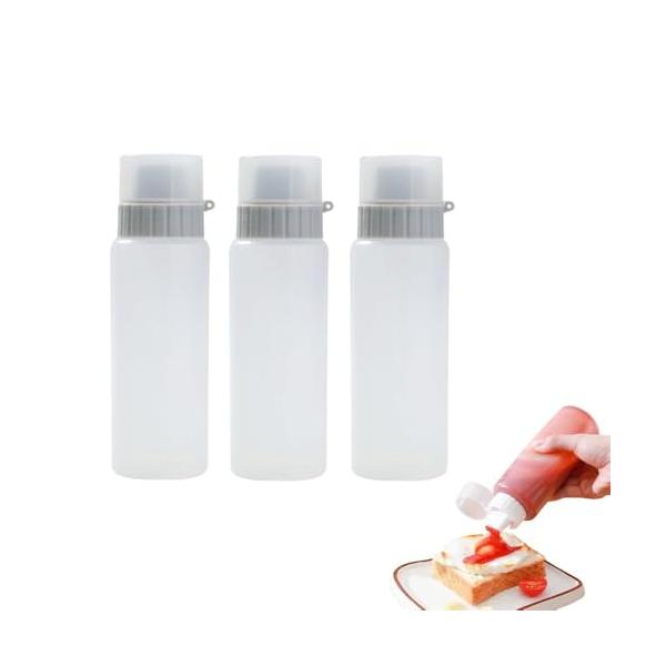 サイズ：175ml高品質の半透明プラスチック素材を使用しており、丈夫な質感、押し出しやすく、耐久性があります。繊細な職人技、バリのない滑らかな表面、簡単に使用できます。シンプルなファッションデザイン、美しく実用的な外観、全体はとても繊細で使...