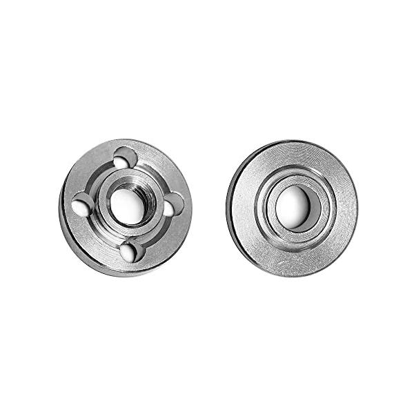 ディスクグラインダー用15ｍｍインナフランジ＆ロックナット、国内規格内径15ｍｍ砥石対応軸径：10ｍｍ、内径：15ｍｍ、切りかけ部：14.5ｍｍ、材質：鉄他社製品お持ちの方はお持ちの製品仕様をご確認の上ご購入ください。当社ディスクグラインダ...