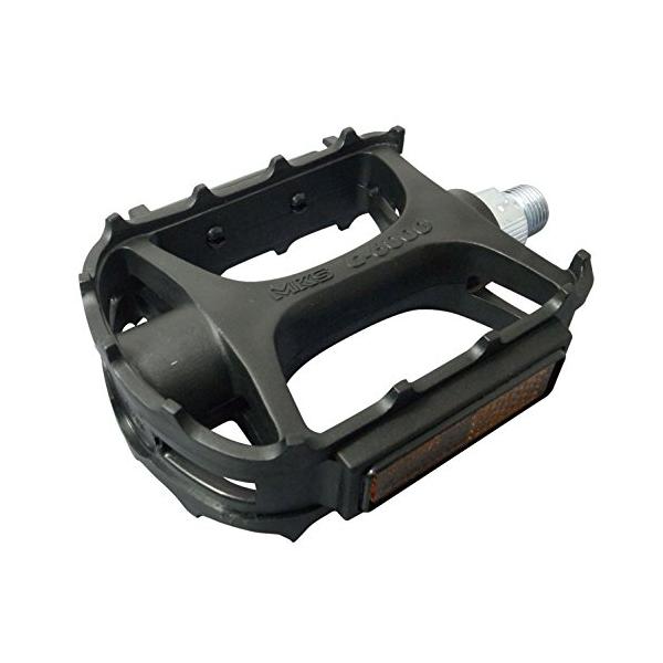原産国:日本材質:PP樹脂、スチール製品サイズ:踏面 94x75mm、重量:386g (ペア)ペダル軸サイズ:1/2両面ペダル。左右セットスポーツ&amp;アウトドア:自転車:自転車パーツ:ペダル