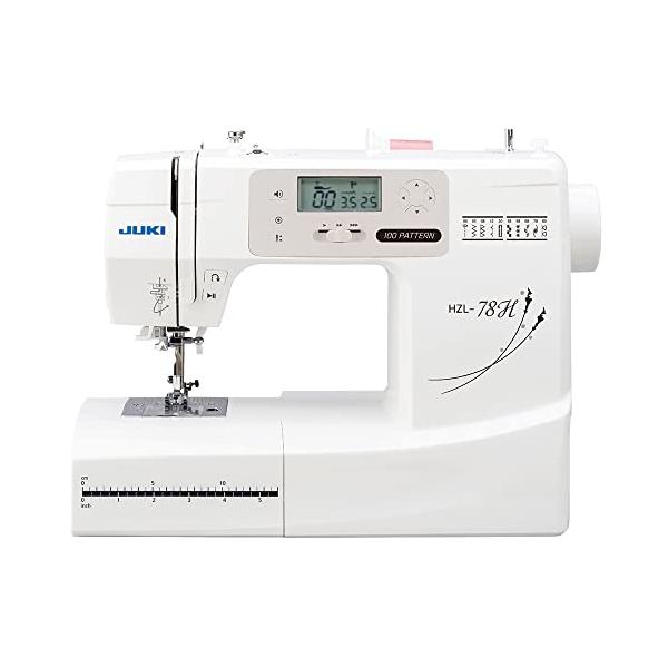 バリエーション豊かな模様パターン 100パターン で個性あぷれるソーイング 大きくて見やすい液晶ディスプレイをはじめ、下糸を引き上げずに縫えるクイック下糸セットなど、コンパクトでも使いやすさを追求した充実の機能。 大きく見やすい液晶ディスプ...