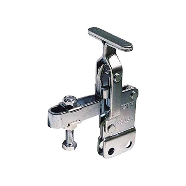 全長(mm):136締圧力(kg):150摘要:*製品刻印:No.42S付属ボルト径:M8*50取付ピッチ(mm):24DIY・工具・ガーデン:作業工具:締付・固定工具:クランプ:トグルクランプ