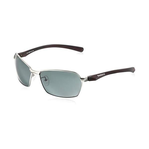 フレーム:グロスシルバー&amp;トランスペアレントブラウンレンズ:スモークサイズ:フリー偏光度:99%以上可視光線透過率:13%紫外線透過率:0.1%素材/フレーム:ニッケル合金 テンプル:ナイロン レンズ:ポリカーボネート参考サイズ:フ...