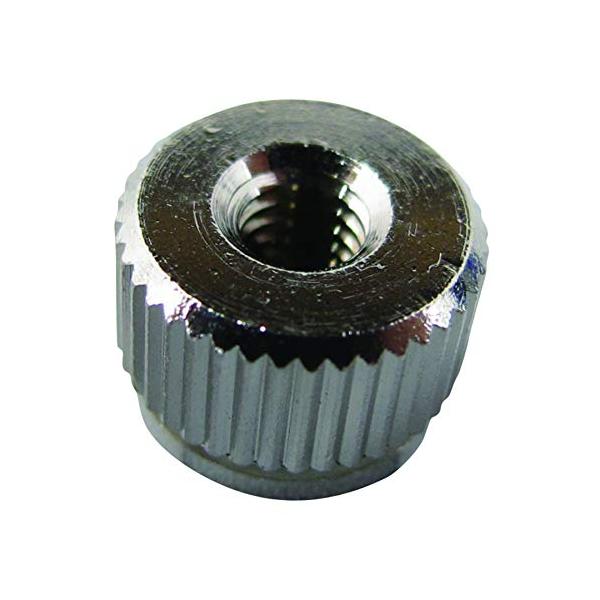 手でまわしやすい溝付きナット![規格]M3。[対辺A]8mm。[高さB]6mm。[ピッチ]0.5。[材質]鉄。[表面処理]ニッケル。工具なしで取り付けられる!つまみネジとも呼ばれている。注意:強度保証、破損による怪我等の保証は御座いません。...