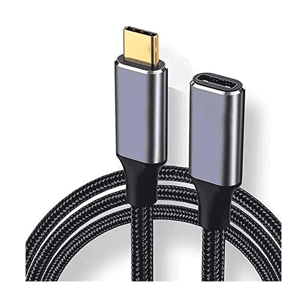 USB C延長&amp;10Gbpsデータ転送&amp;4K@60Hz高解像度 Type C 延長ケーブルとしては、転送速度と安定性を向上させるために設計されています。USB 3.1 Gen2、4K オーディオ/ビデオ 10Gbps信号転送...