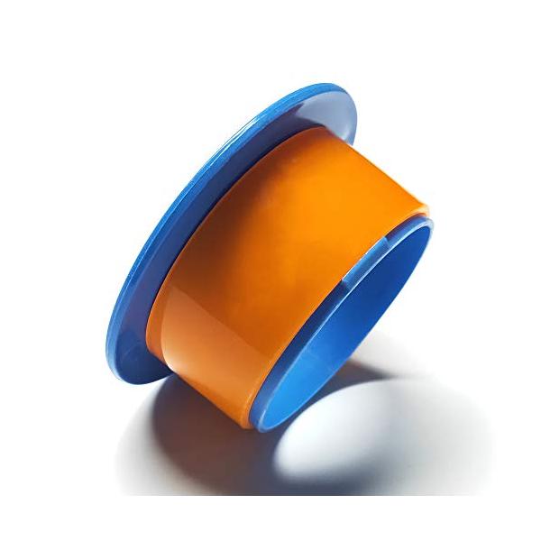 原産国:中国ストレッチフィルムハンドホルダー(10個セット) PP 紙管内径3インチ(約76mm)タイプのストレッチフィルムに適合ストレッチフィルムの紙管上下にセットするだけの簡易タイプのストレッチフィルムホルダー握った部分は固定し、フィル...