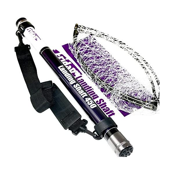 ランガン対応の小継ランディングセット バス、シーバス、エギングなどあらゆる釣りのランディングにオススメの機動性抜群の玉の柄セット小継でありながらしっかりとした設計と、ランディングしやすいようにナイロン製のネットを標準装備しているため届いてす...