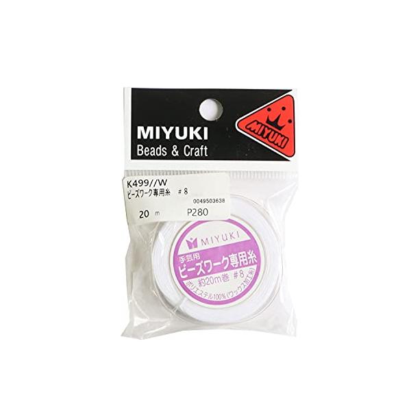 サイズ:#8/約20m巻素材:ポリエステル100% ワックス加工糸 生産国:日本ホビー:手芸・画材:ビーズ・レジン・アクセサリ:アクセサリ用紐・糸