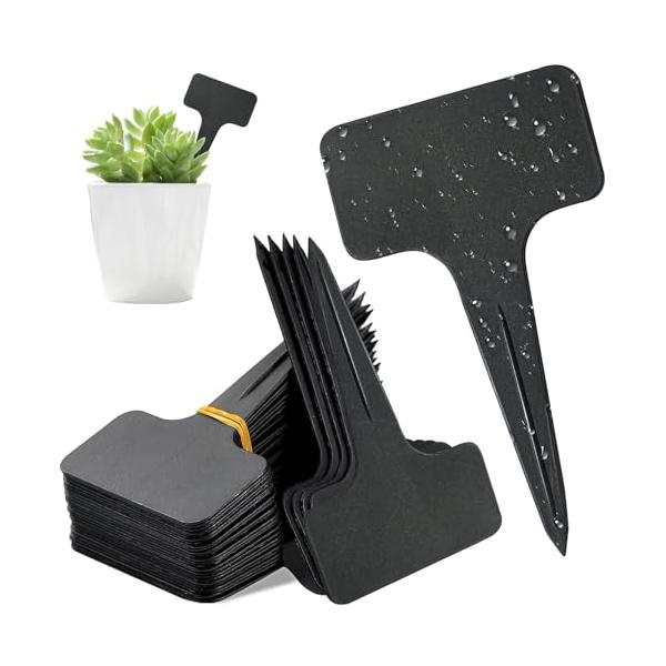 * 2種類のスタイル ガーデニングに便利な大T型 60枚 と直線型 100枚 のセット。黒色でどんな植物にもマッチします。*? 耐久性抜群 高密度PVCを使用しているため、折れにくく長持ち。紫外線や雨に強く、屋外でも文字が消えにくいです。*...