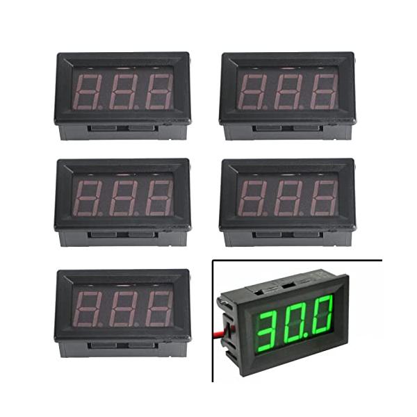 1：電圧計の範囲は5〜120Vです。線長20cmの2線式を採用しています。2：電源端子に直接接続して、現在の電源電圧を表示することができます。3：この電圧計は逆保護機能を備えています。4：動作電流が20mA未満で、熱が低く、効率が高い。5：...