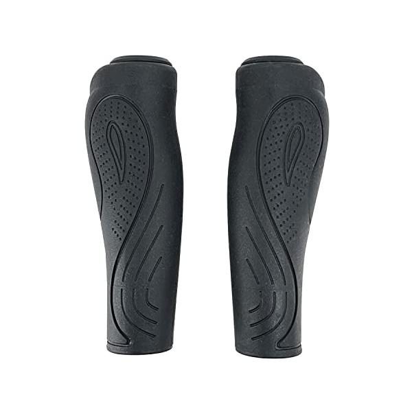 左右セット左右とも128mm対応ハンドル径22.2mmエンドキャップ2個付属手に馴染むエルゴ形状スポーツ&amp;アウトドア:自転車:自転車パーツ:グリップ・バーテープ