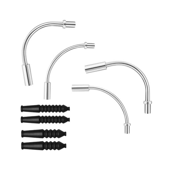 「セット内容充実」: 当セットは、前輪用の90*インナーリード2個(橡〓管長35mm)、後輪用の110*インナーリード2個(橡〓管長43mm)を含む、計4個のインナーリードから成ります。各自転車のフロント及びリアブレーキに完璧に対応し、ブレ...