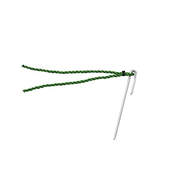 グランド整備に最適なポイントマーカー同色10本1組ロープ:ポリエチレン5mm*20cm、杭:4mm*15cm重さ約240g/組スポーツ＆アウトドア:トラック・フィールド:トラック・フィールド整備品