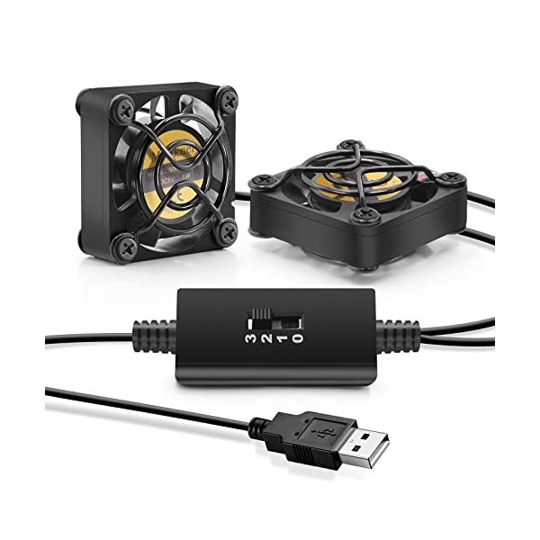 小型PC、外付けHDD、無線ルーターなど様々な電子端末を冷却するために設計されたUSB 冷却ファンです。USBプラグの5V給電、場所を選ばずに簡単に設置できます。スピードコントローラーが搭載され、1/2/3(低/中/高 三段階スピード調整で...