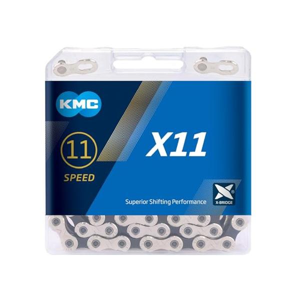 全ての11スピードシステムに対応1*11にも適した11スピード用チェーンサイズ:1/2″x11/128″リンク数:118リンクミッシングリンクCL555R SILVER(CP)付き(ミッシングリンクの再利用可能。)スポーツ&amp;アウトド...