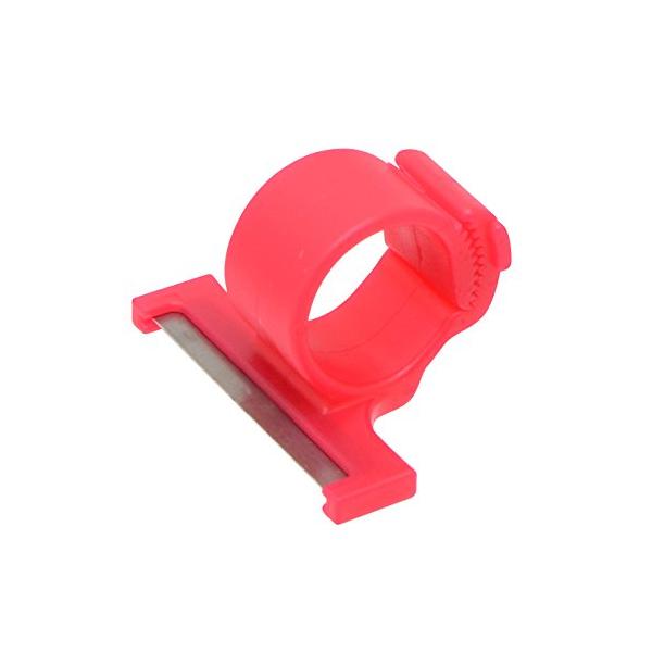 指に装着! 素手感覚でらくらく収穫作業指の太さに合わせてリングの大きさを調整可能プラスチック製で軽量DIY・工具・ガーデン:ガーデン:農具・散水用品:剪定用具:園芸用ナイフ