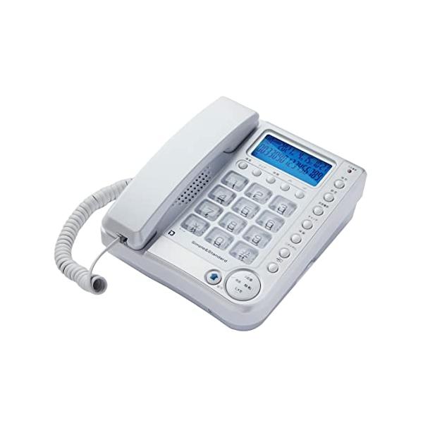 使いやすい多機能搭載のシンプルフォン。メモリー搭載で留守電、応答メッセージ、家族メッセージを記録。外出先からも留守録が確認できる。発信番号液晶表示１６桁、日付・時計表示する青く光る液晶ディスプレイ。光る 「ダイヤルライト」、「不在時着信ラン...