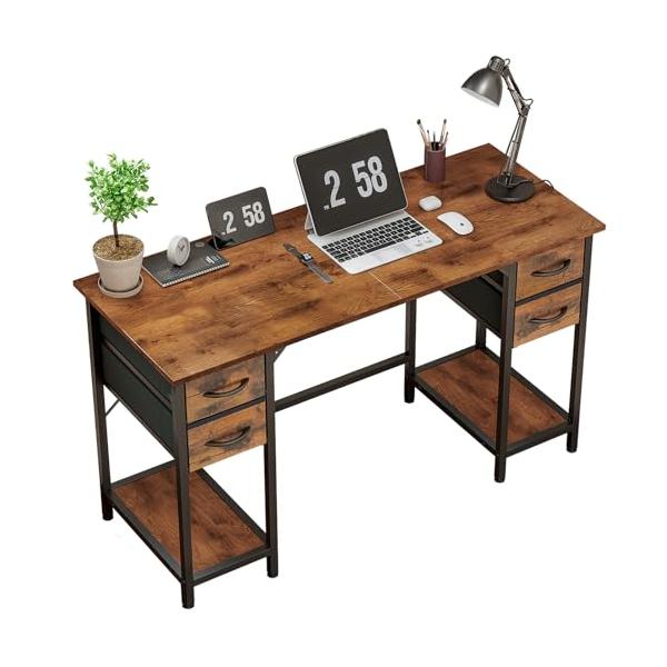 広々とした天板スペース*デュアルモニター対応 約47インチ 120cm の広々とした天板は、ノートパソコンやモニター、本、文具などを余裕でレイアウト可能。パソコンデスクとしてはもちろん、学習机やワークデスク、在宅勤務用のオフィスデスクとして...