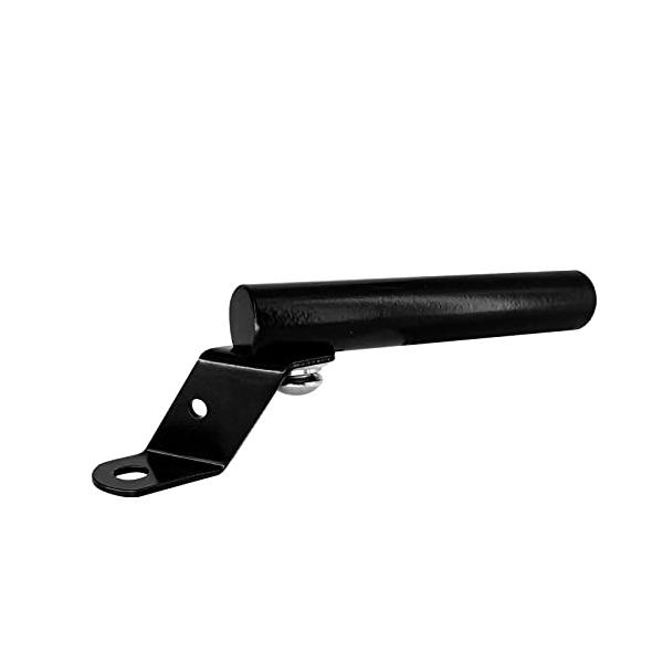 サイズ ：バー長130mm、有効長100mm、バーの径22mm、重さ253ｇ 素材 ：バー部分はアルミ合金製、ステー部分は鉄製、耐食性と耐久性があります。 簡単取付 :付属品の取付位置とエクステンションバーの取付角度を確認します。ネジのバッ...