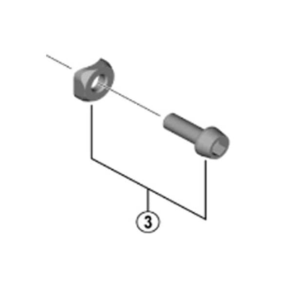 シマノ [3]取付ボルト ＆ 取付座金スポーツ&amp;アウトドア/自転車/自転車パーツ/クランクボルト・クランクキャップ