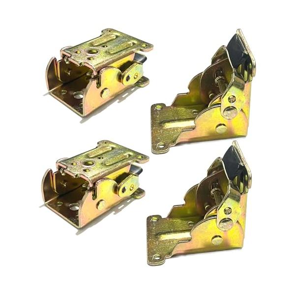 テーブル 折り畳み 金具セットは、DIYや修理に便利なアイテムです。テーブルの脚を簡単に折りたたむことができ、使用しないときはコンパクトに収納可能。来客時の臨時テーブル作りや、作業スペースの確保にも最適です。勉強机やカウンター、こたつ、作業...