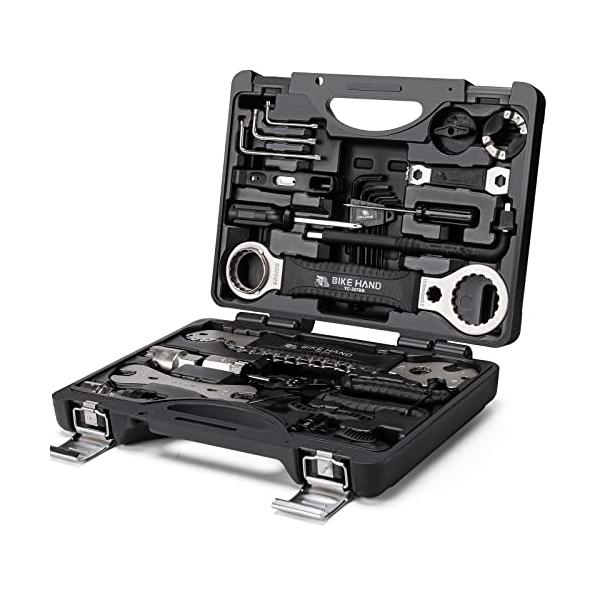 22種の工具を一つに  ほぼすべての自転車の基本的なメンテナンスができる工具を厳選したツールキット。 超お買い得  様々な作業を行える22の工具に加え、ツールボックスが付属しています。 安心・安全 信頼できる台湾メーカーで製造しております。...