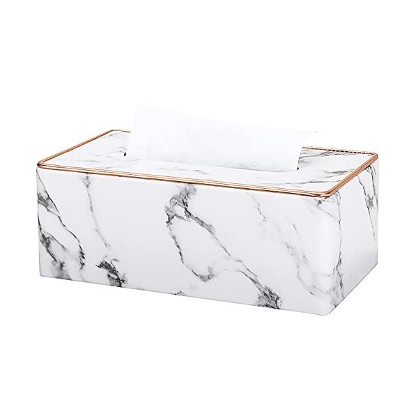 スタイリッシュな大理石柄デザインのティッシュボックスです。リビング、キッチン、ベッドルーム、オフィスなど様々な場所にマッチします。高品質のPUレザーを使用、耐久性に優れお手入れも簡単です  サイズ 外側：25*13.5*9.5*　内側：23...